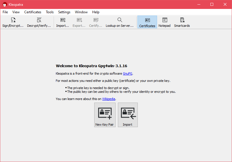 Encrypt and decrypt GPG files on Windows