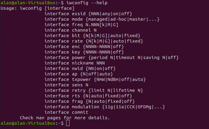 Equivalente del comando ipconfig en Linux