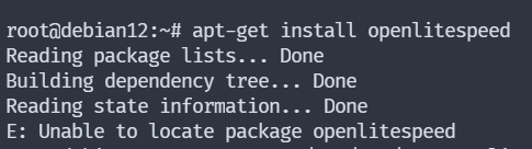 Cómo instalar OpenLiteSpeed/LiteSpeed en Debian 12 Bookworm
