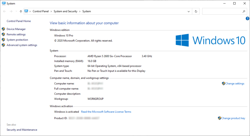 Disable System Restore and free up storage in Windows 10