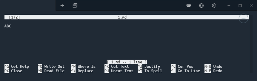 Instalación y guía del editor Nano para terminal en Linux